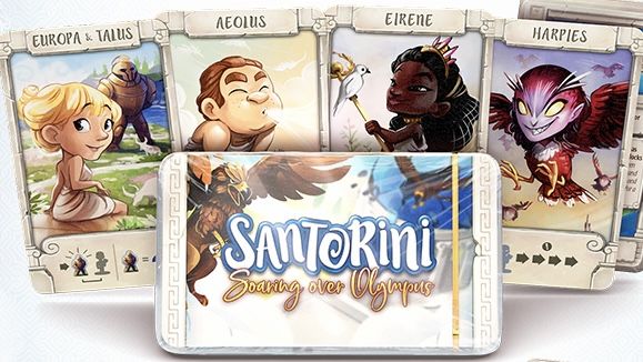 Santorini: Soaring Over Olympus – Board Game Bliss