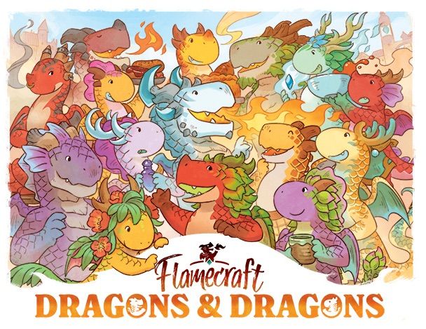 Flamecraft: Dragons & Dragons *PRE-ORDER* – Board Game Bliss