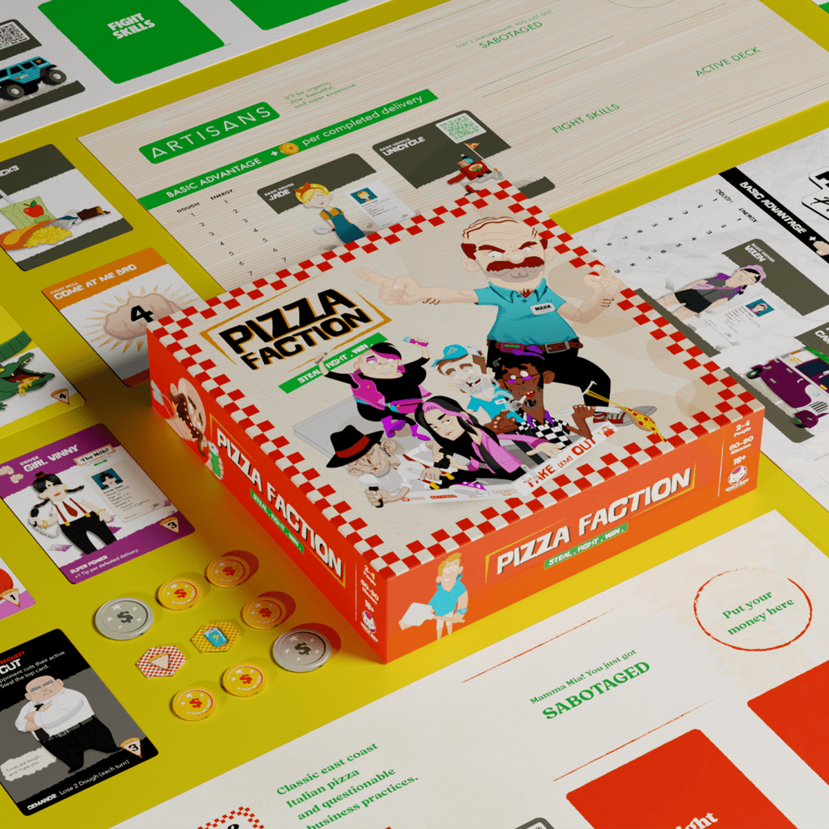 Pizza Faction *PRE-ORDER* – Board Game Bliss