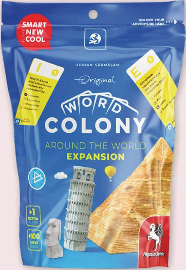 Word Colony: Around the World Expansion – Board Game Bliss
