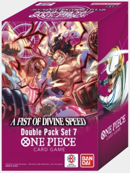 One Piece Card Game - A Fist of Divine - Double Pack Set - Vol.7 ...