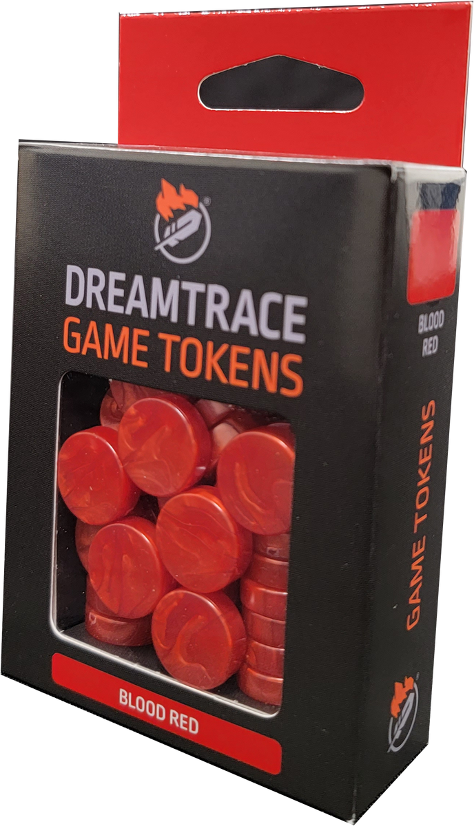 Dreamtrace Gaming Tokens: Blood Red – Board Game Bliss