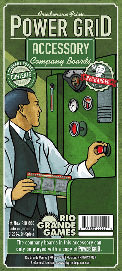 Power Grid: Company Boards – Board Game Bliss