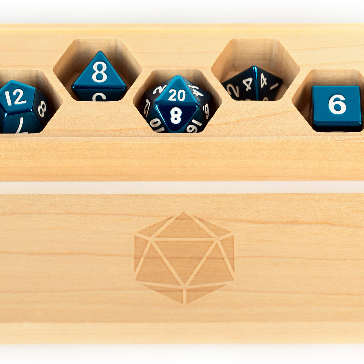 Premium Wood Dice Vault Maple – Board Game Bliss