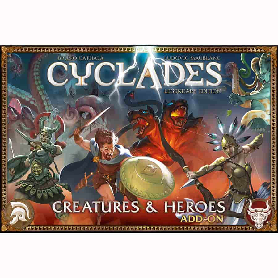 Cyclades: Legendary Edition – Creatures & Heroes – Board Game Bliss