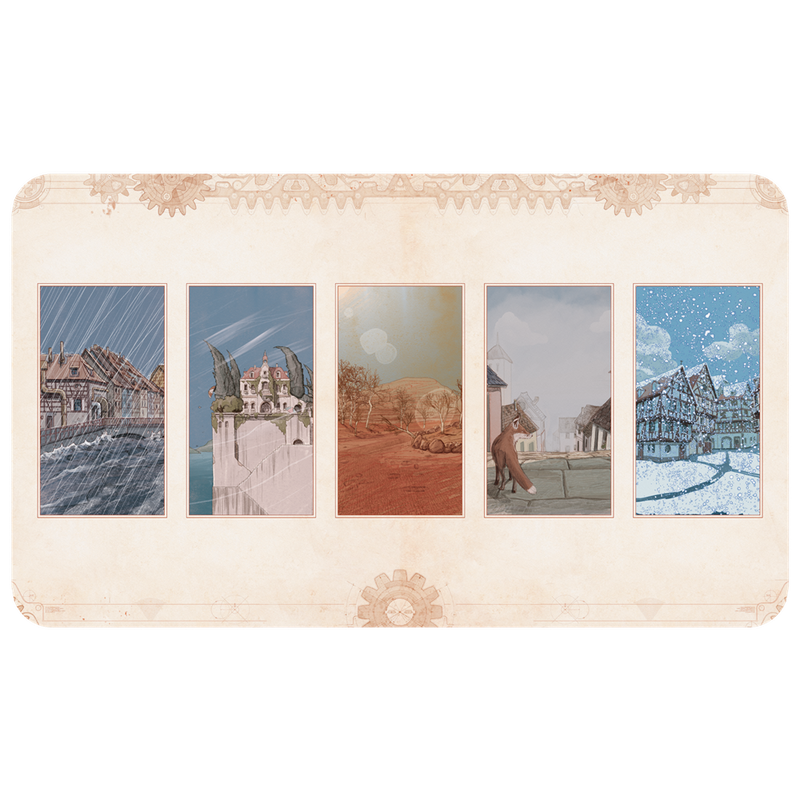 Weather Machine: Weather Types Art Playmat & Board Game & Board Game Bliss