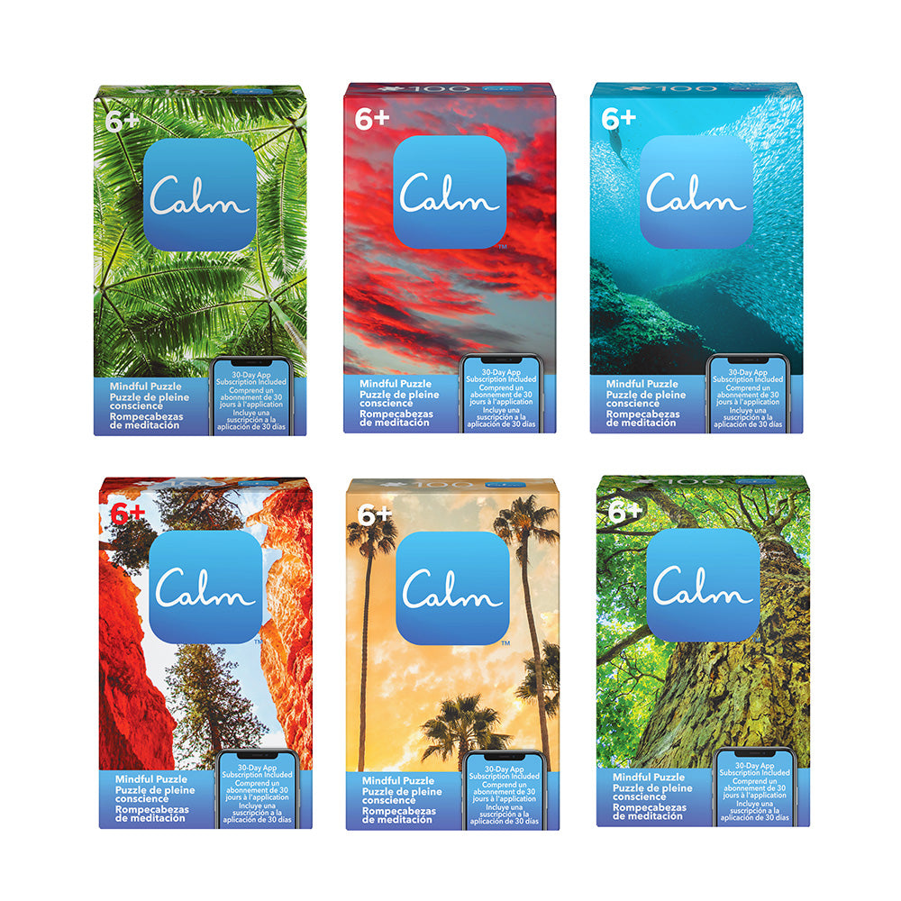 Puzzle - Calm On-The-Go Jigsaw Puzzle (100 Pieces) Assortment – Board ...