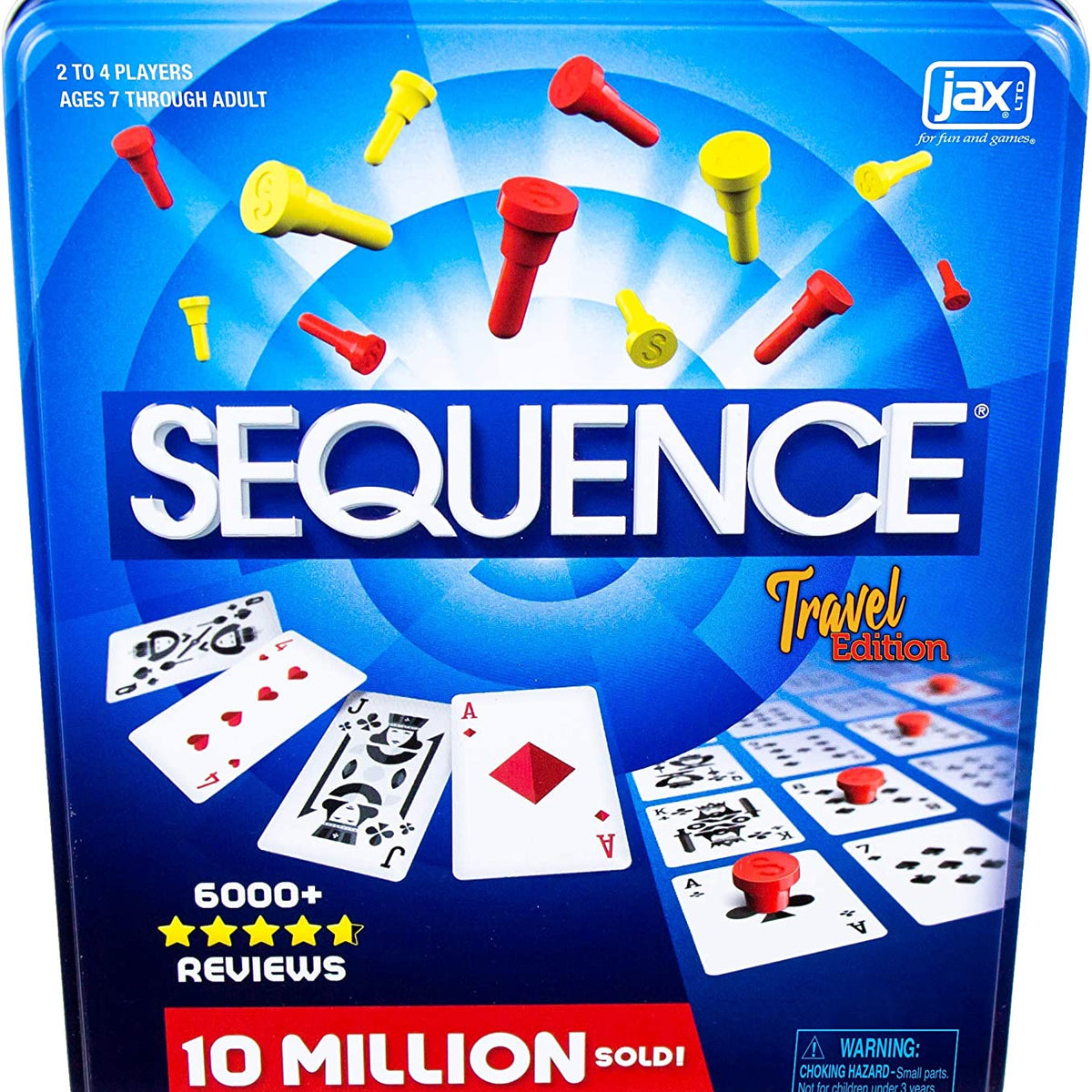 Sequence (Travel Tin Edition) – Board Game Bliss