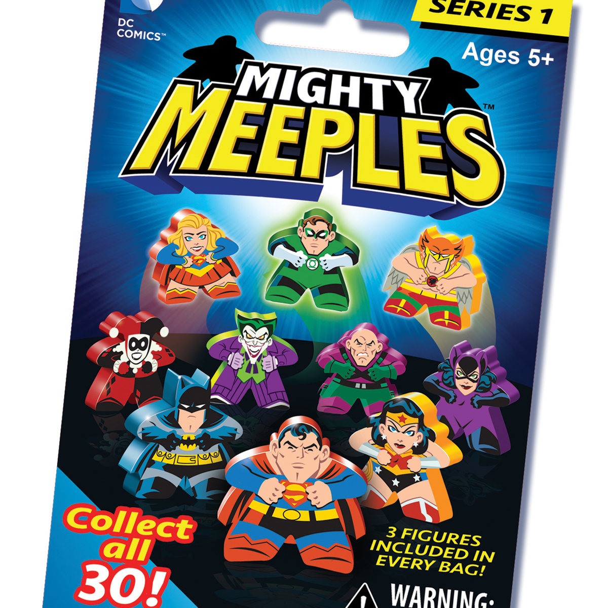 Mighty Meeples: DC Comics - Blind Bag of 3 Meeples – Board Game Bliss