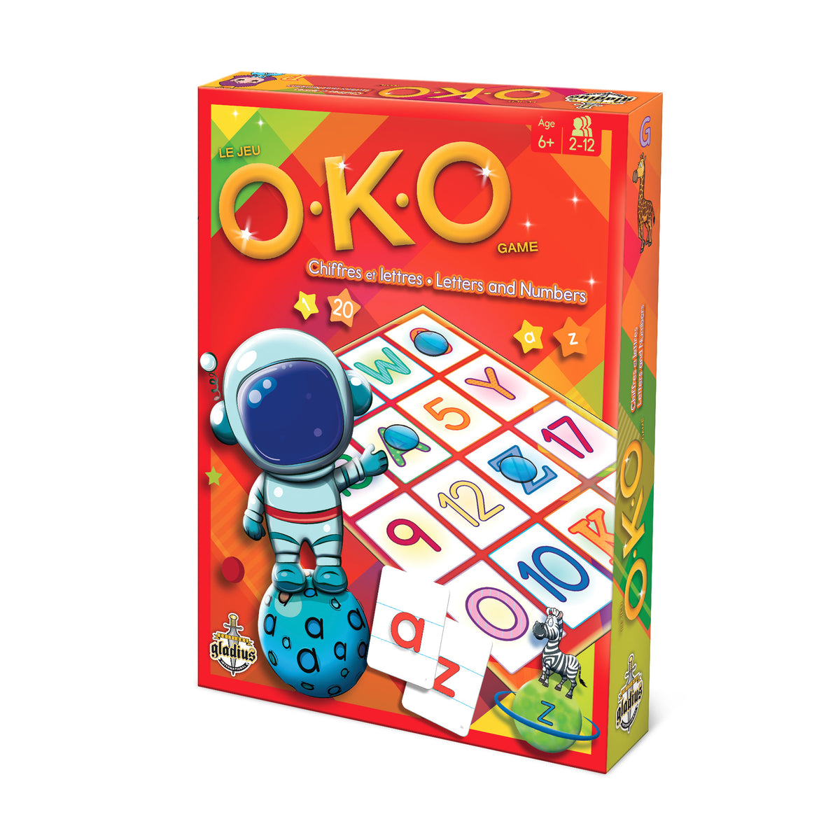 O•K•O – Letters and Numbers – Board Game Bliss