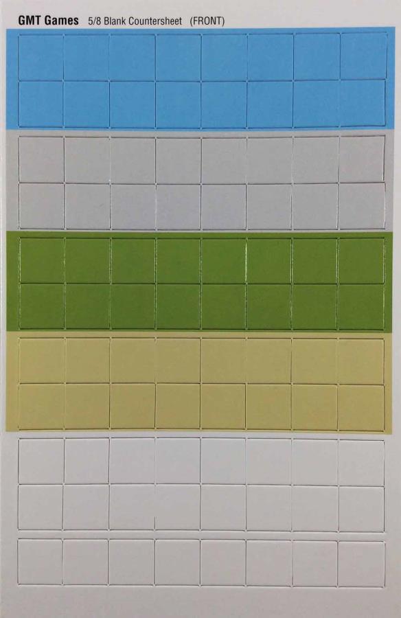 Blank Counter Sheet 5/8 inch (Multi-Colored) & Board Game & Board Game ...