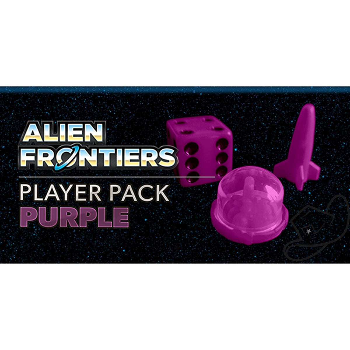 Alien Frontiers Alternate Color Player Piece Set - Purple – Board Game ...