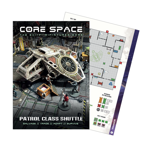 Core Space: First Born – Patrol Class Shuttle – Board Game Bliss