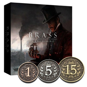 Moedas & Co Coin Set - Brass Set – Board Game Bliss