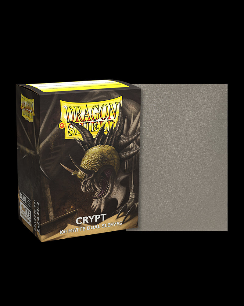 Dragon Shield - Matte Dual Sleeves: Crypt Grey (100ct) – Board Game Bliss