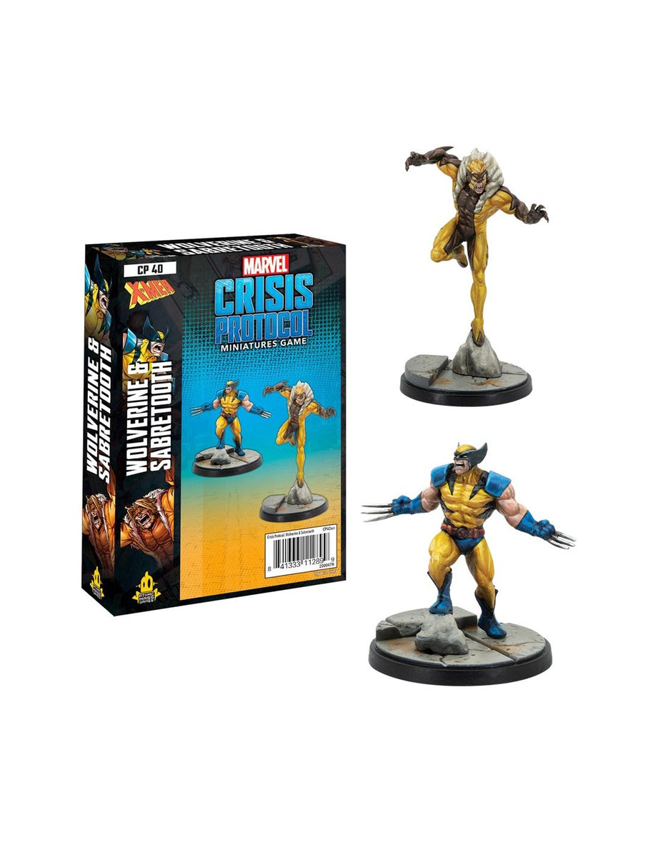 Marvel: Crisis Protocol – Wolverine & Sabertooth – Board Game Bliss