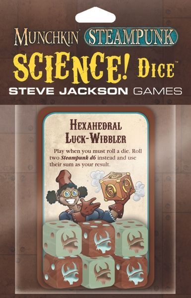 Munchkin Steampunk: SCIENCE! Dice – Board Game Bliss