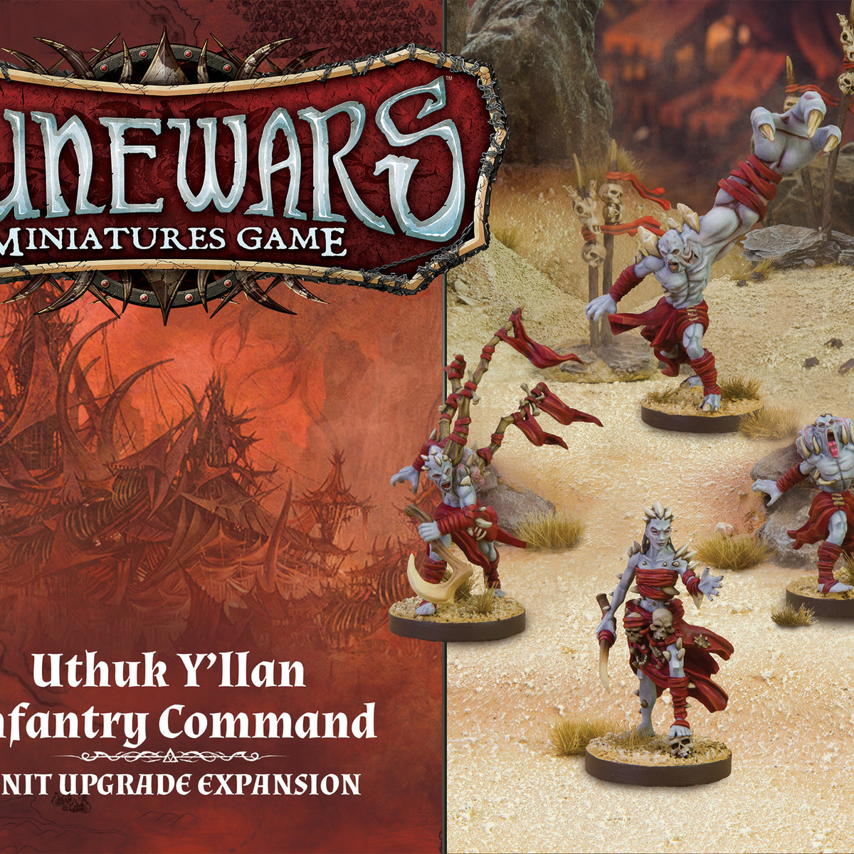 Runewars Miniatures Game: Uthuk Y'llan Infantry Command Expansion ...