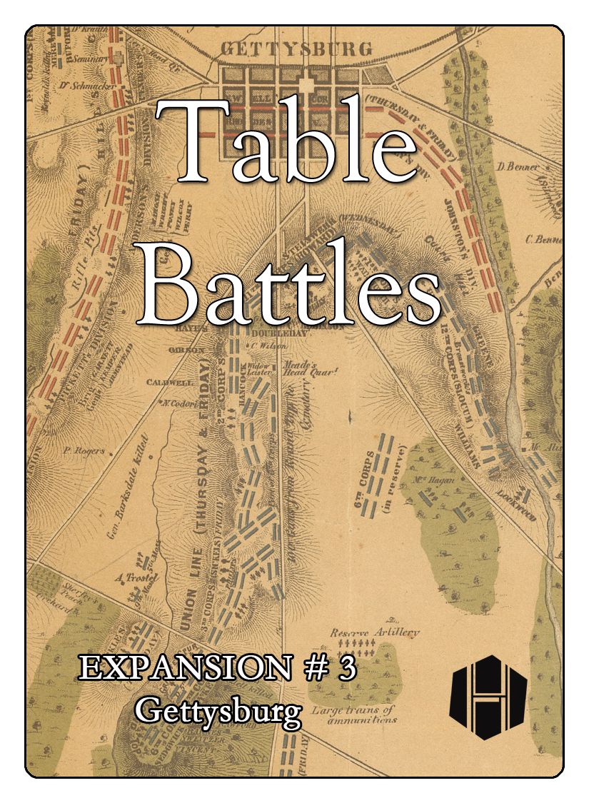 Table Battles: Gettysburg – Board Game Bliss