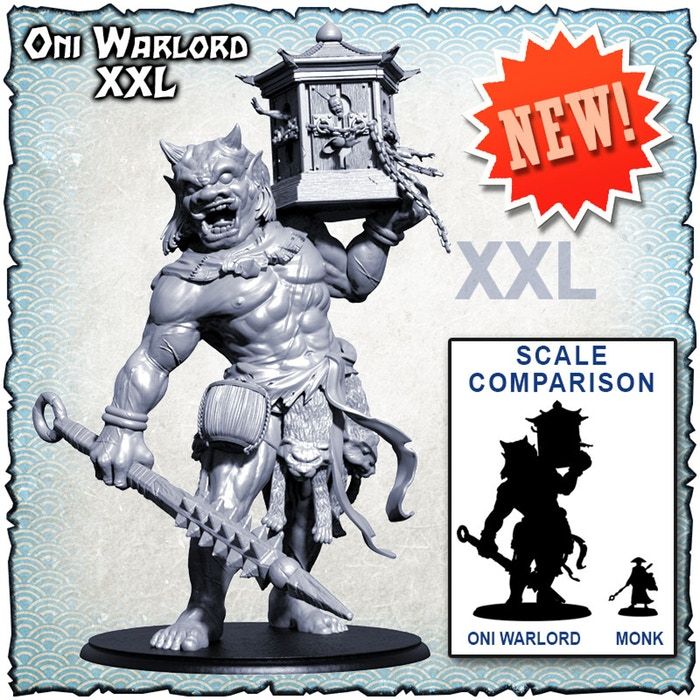Shadows of Brimstone: Oni Warlord XXL Enemy – Board Game Bliss