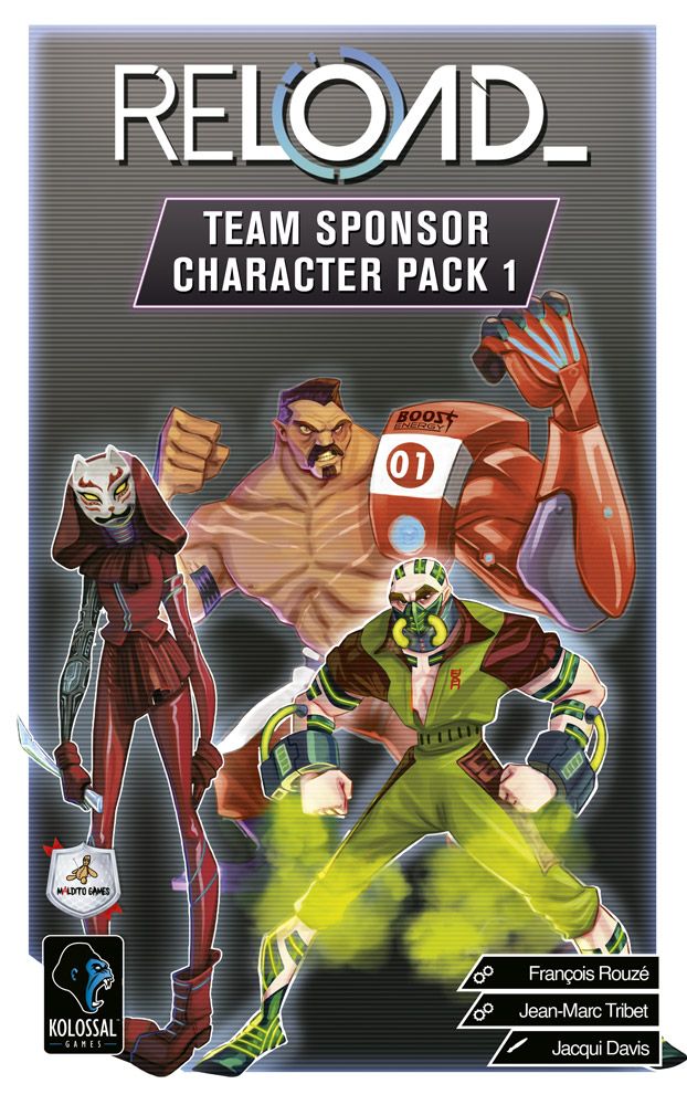 Reload: Team Sponsor Character Pack 1 – Board Game Bliss