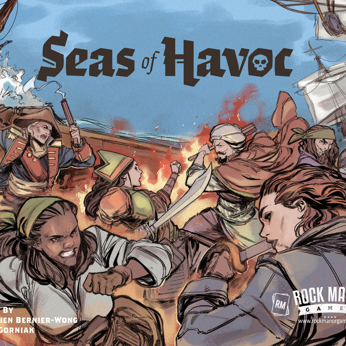 Seas of Havoc (Captain's Deluxe Edition) – Board Game Bliss