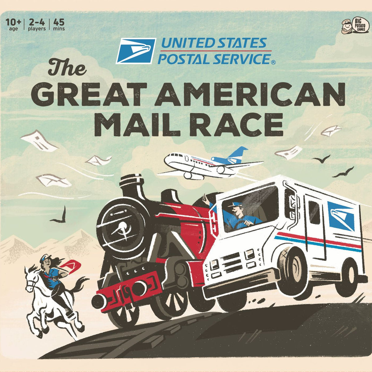 USPS: The Great American Mail Race – Board Game Bliss