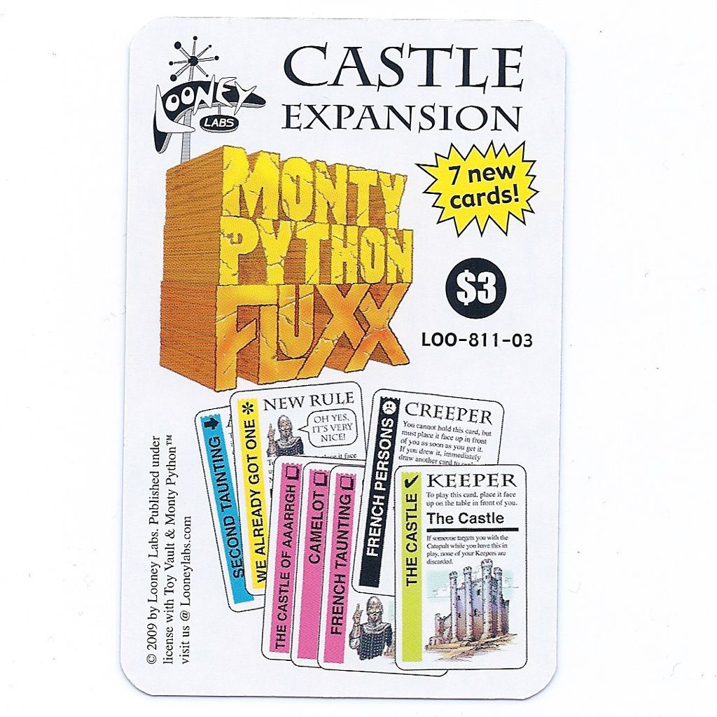 Monty Python Fluxx: Castle Expansion – Board Game Bliss