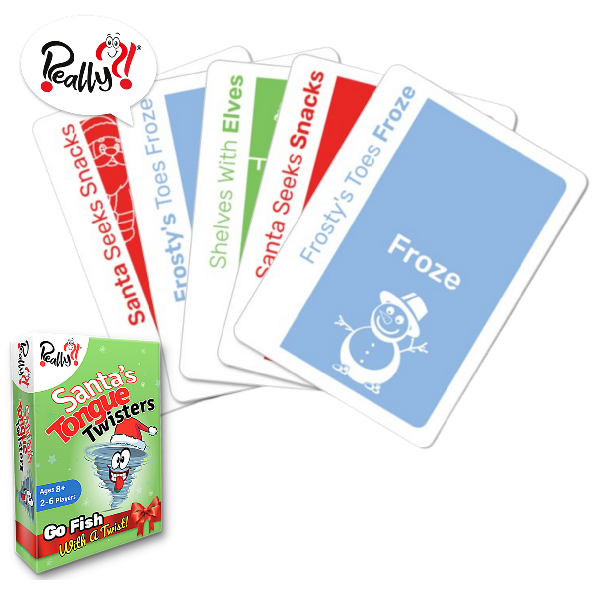 Santa's Tongue Twisters: Go Fish with a Twist! – Board Game Bliss