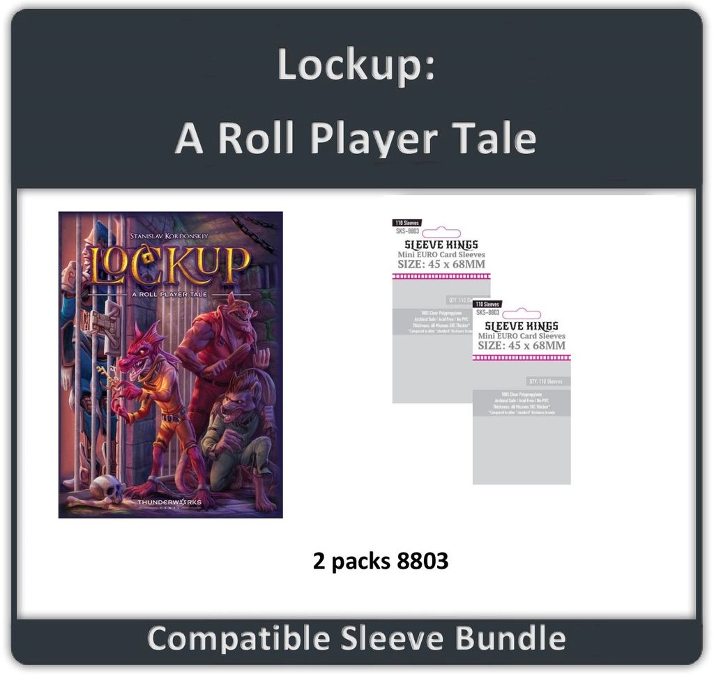 Sleeve Kings - Sleeve Bundle - Lockup: A Roll Player Tale – Board Game ...