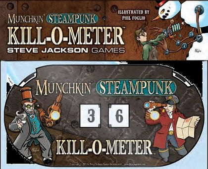 Munchkin Steampunk Kill-O-Meter – Board Game Bliss