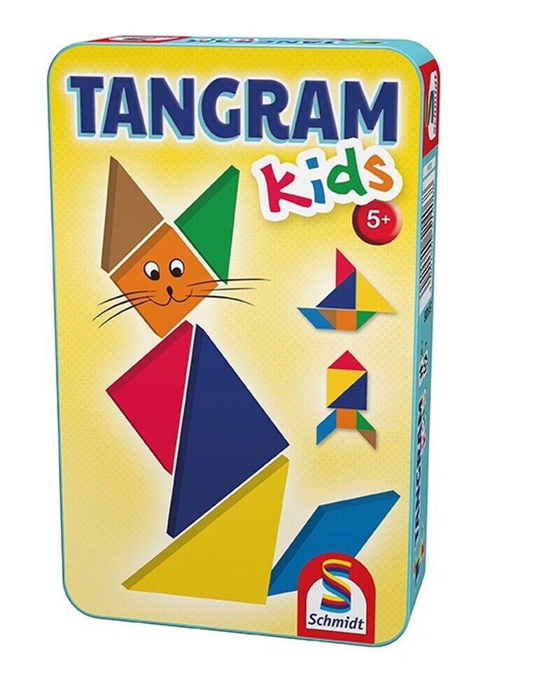 Tangram Kids Game (Metal Tin) – Board Game Bliss