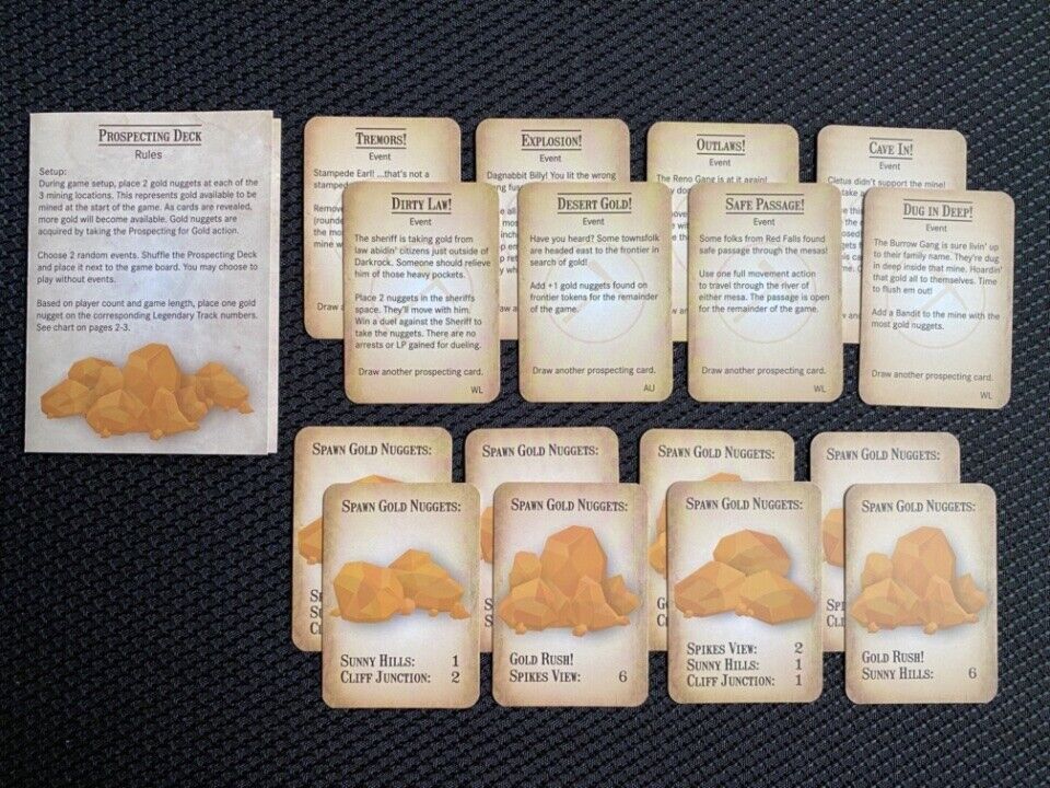 Western Legends: Prospecting Deck Variant – Board Game Bliss