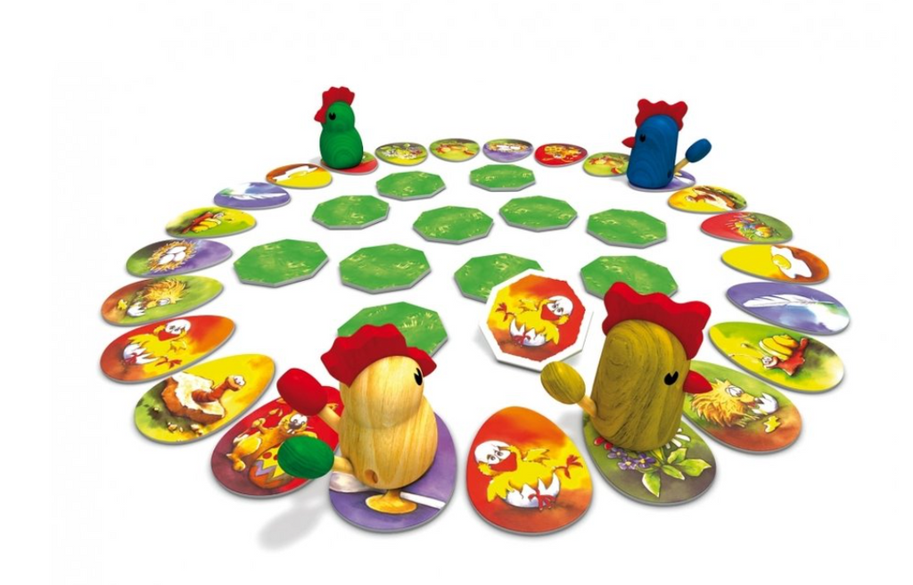 Zicke Zacke Hühnerkacke (aka Chicken Cha Cha Cha) (Import) & Board Game ...