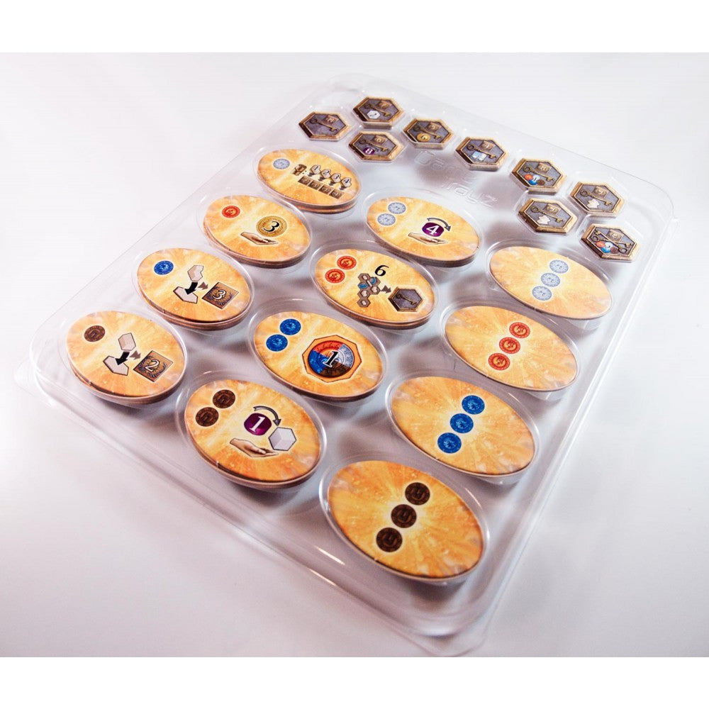 Game Trayz - Terra Mystica Game Trayz (Clear Matte with Lids) & Board ...