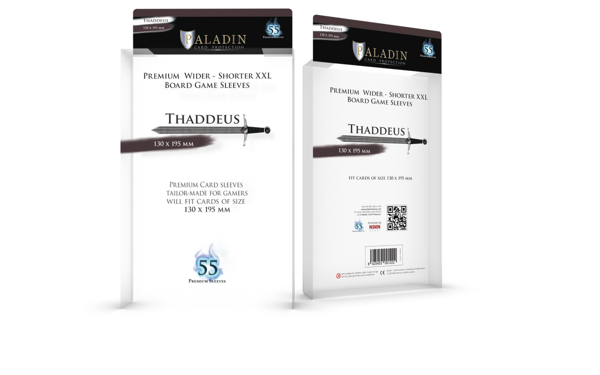 Paladin Card Protection - Thaddeus (130 mm x 195 mm, Premium Wider-Sho ...